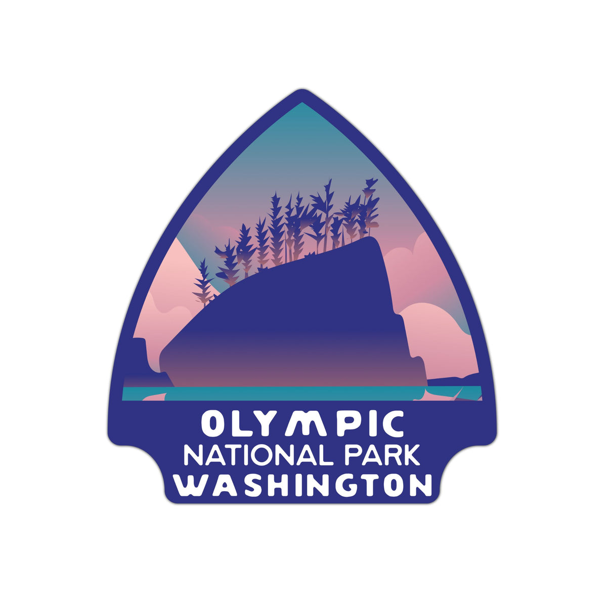 Olympic National Park Sticker | Olympic Arrowhead Sticker – National ...