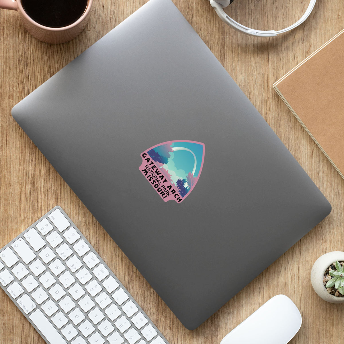 Gateway Arch National Park Sticker | Gateway Arch Arrowhead Sticker ...