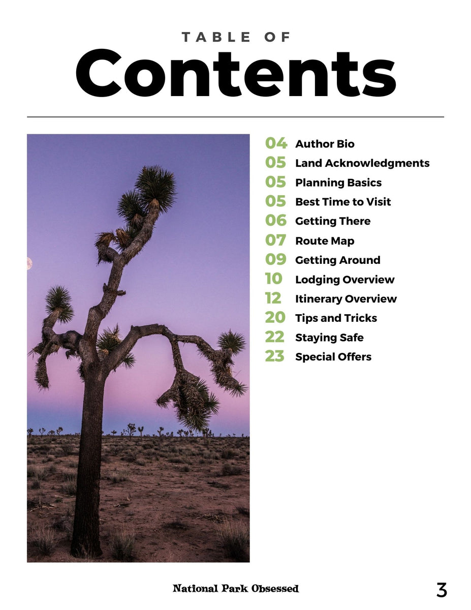 Mini 7-Day Death Valley & Joshua Tree National Park Itinerary ...
