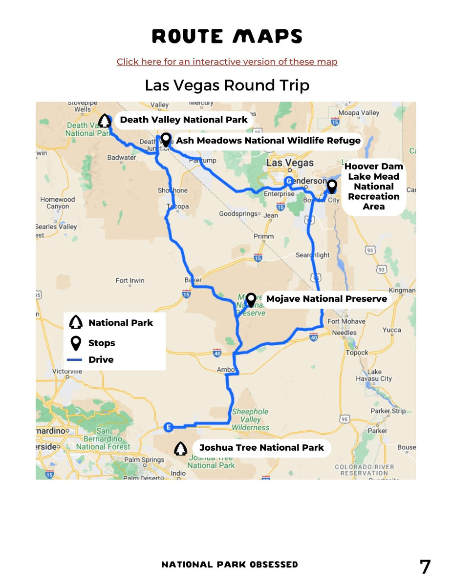 Mini 7-Day Death Valley & Joshua Tree National Park Itinerary ...
