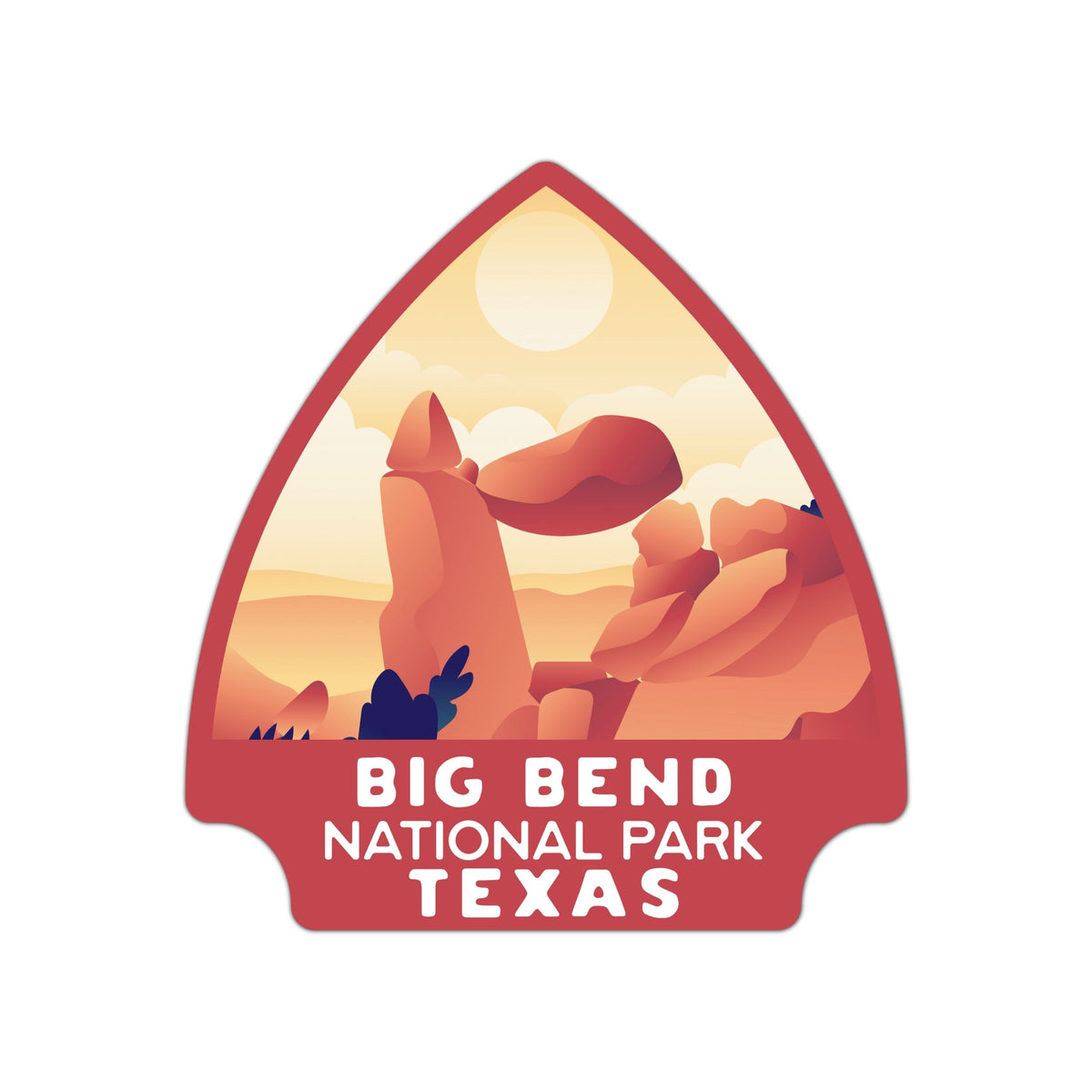 Big Bend National Park Sticker | Big Bend Arrowhead Sticker – National ...