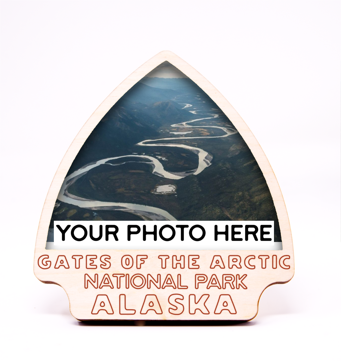 Gates of the Arctic National Park Arrowhead Photo Frame – National Park ...