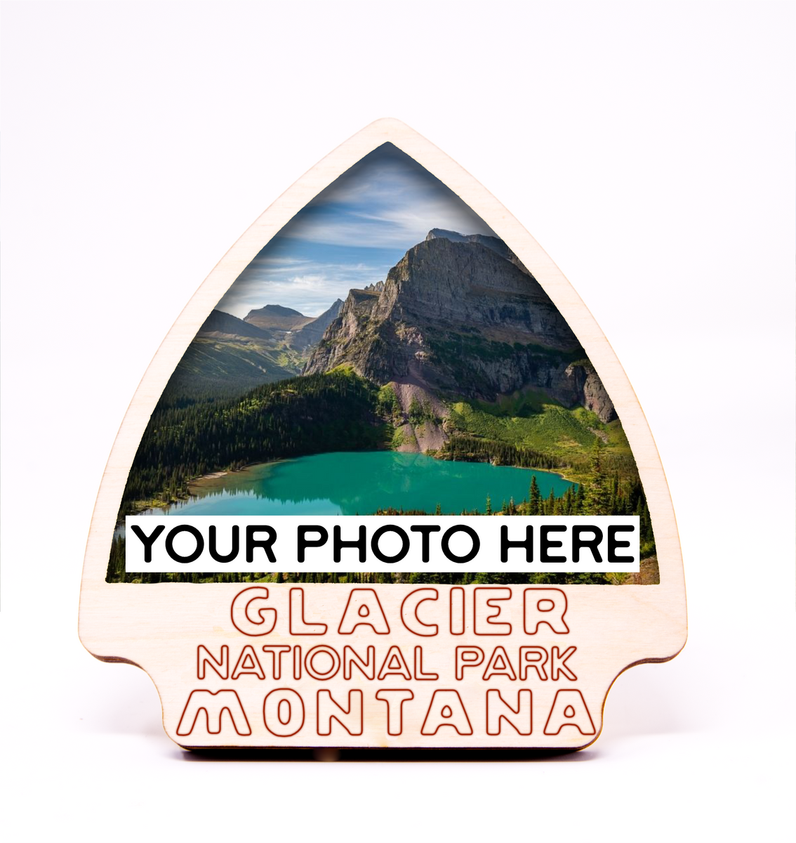 Glacier National Park Arrowhead Photo Frame – National Park Obsessed