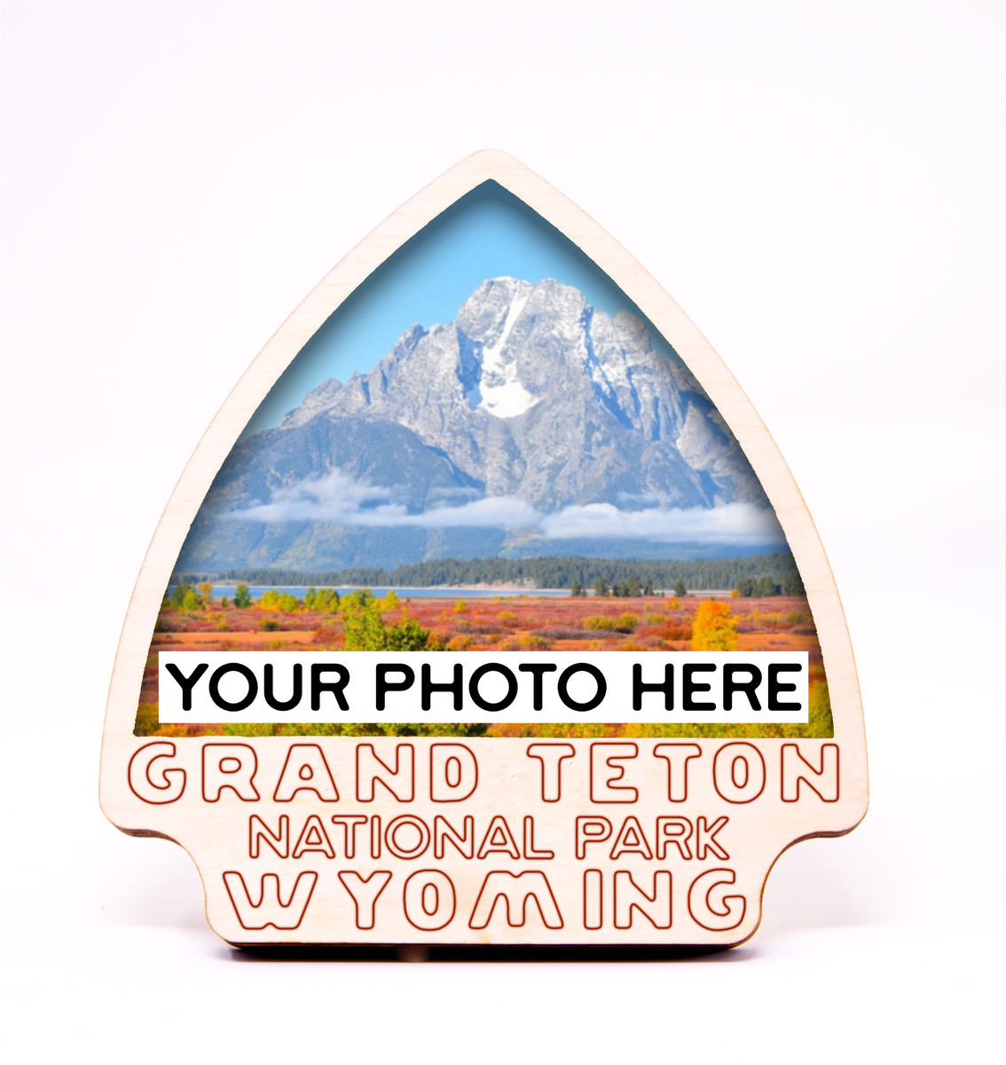 Grand Teton National Park Arrowhead Photo Frame – National Park Obsessed