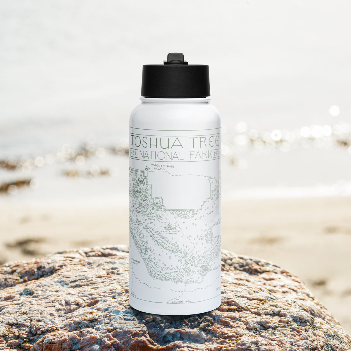 Joshua Tree Stainless Steel Water Bottle – National Park Obsessed