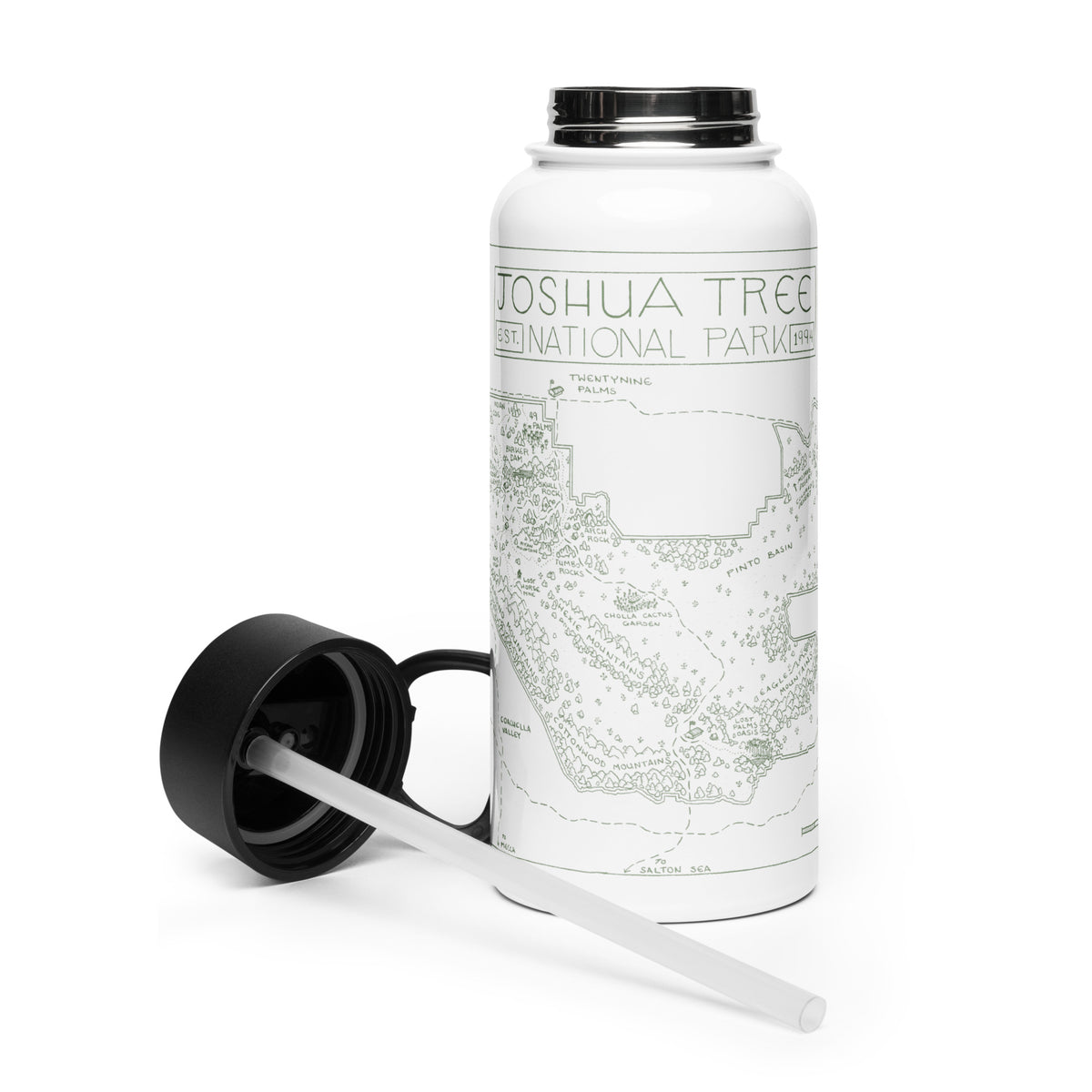 Joshua Tree Stainless Steel Water Bottle – National Park Obsessed