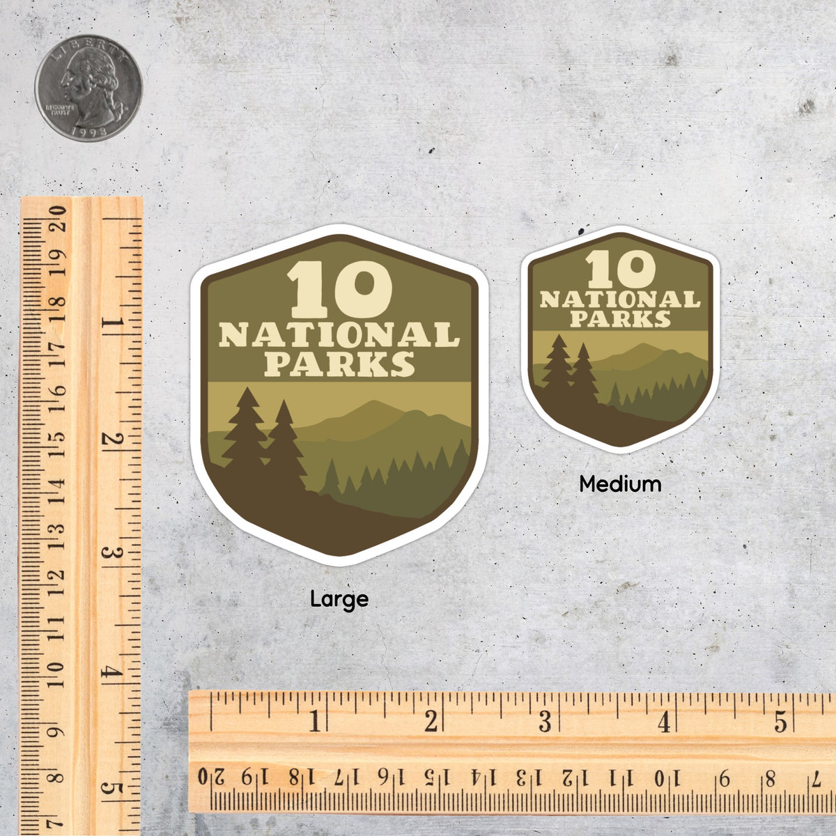 National Park Milestone Stickers – National Park Obsessed