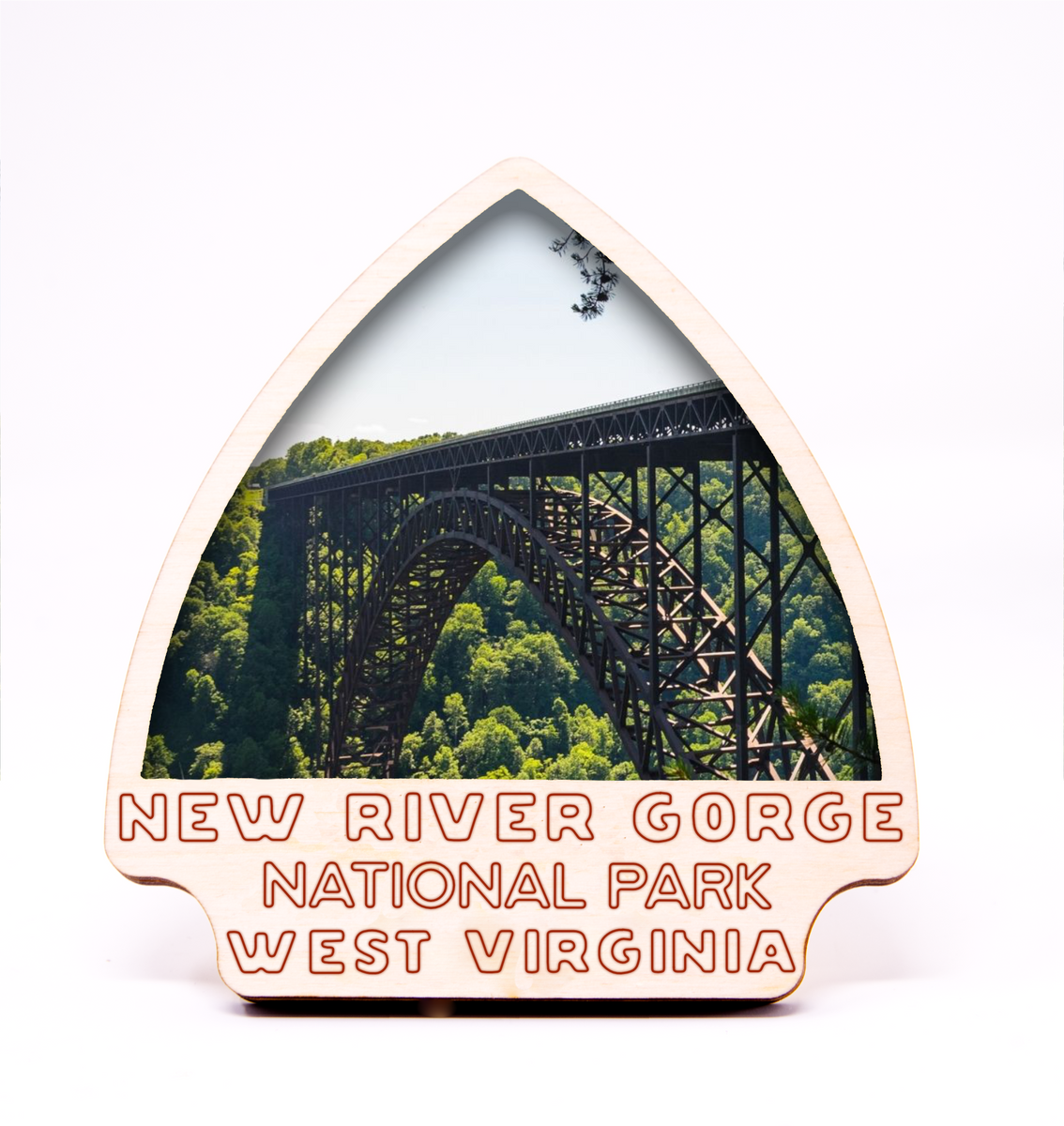 New River Gorge National Park Arrowhead Photo Frame – National Park ...
