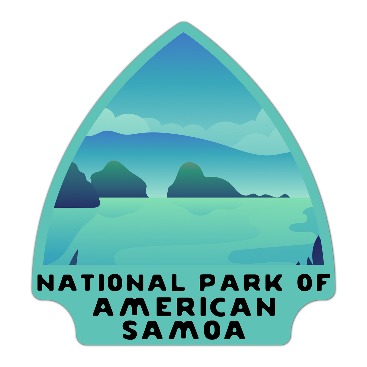 National Park Arrowhead Sticker – National Park Obsessed