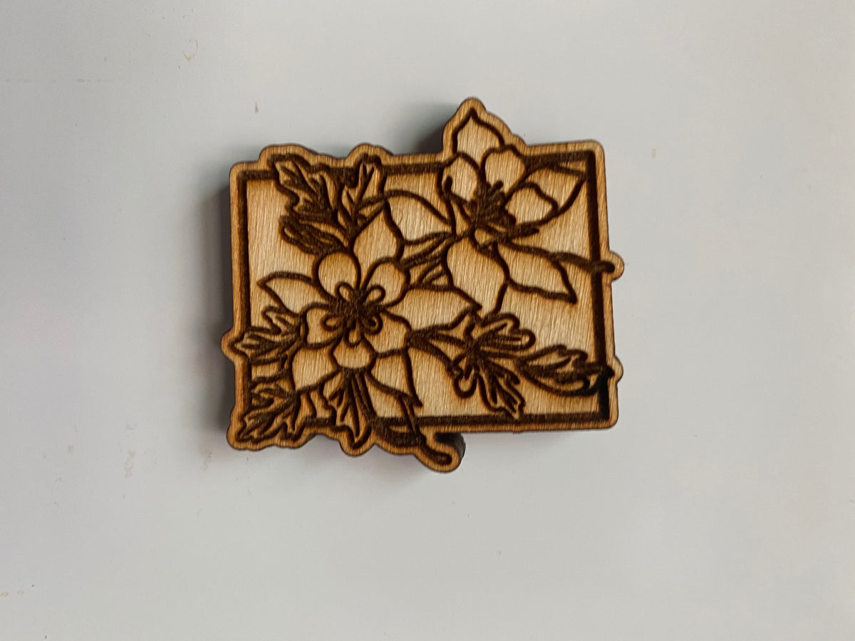 State Flower Magnet – National Park Obsessed