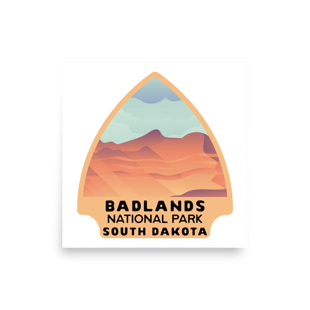 Badlands National Park Poster – National Park Obsessed