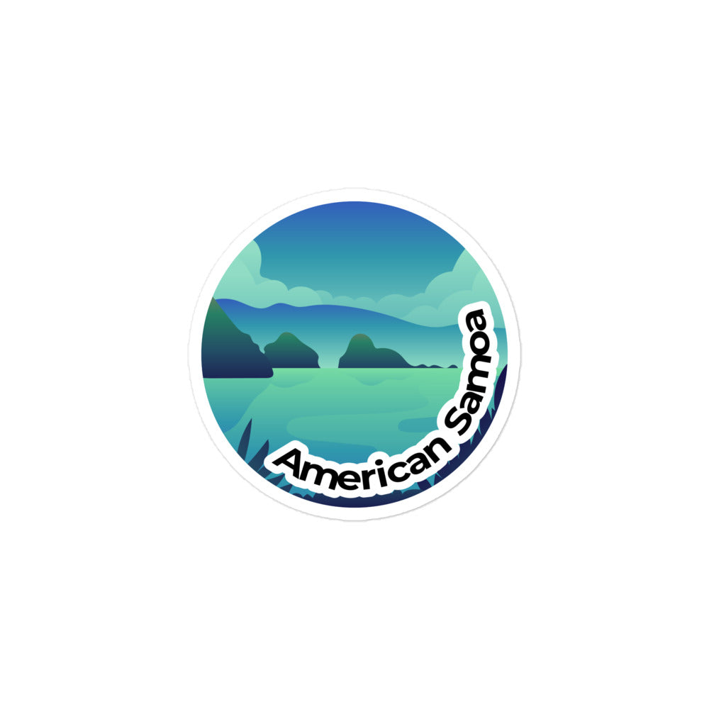 National Park of American Samoa Sticker | American Samoa Round Sticker ...