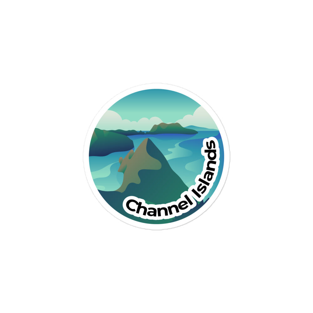 Channel Islands National Park Sticker | Channel Islands Round Sticker ...